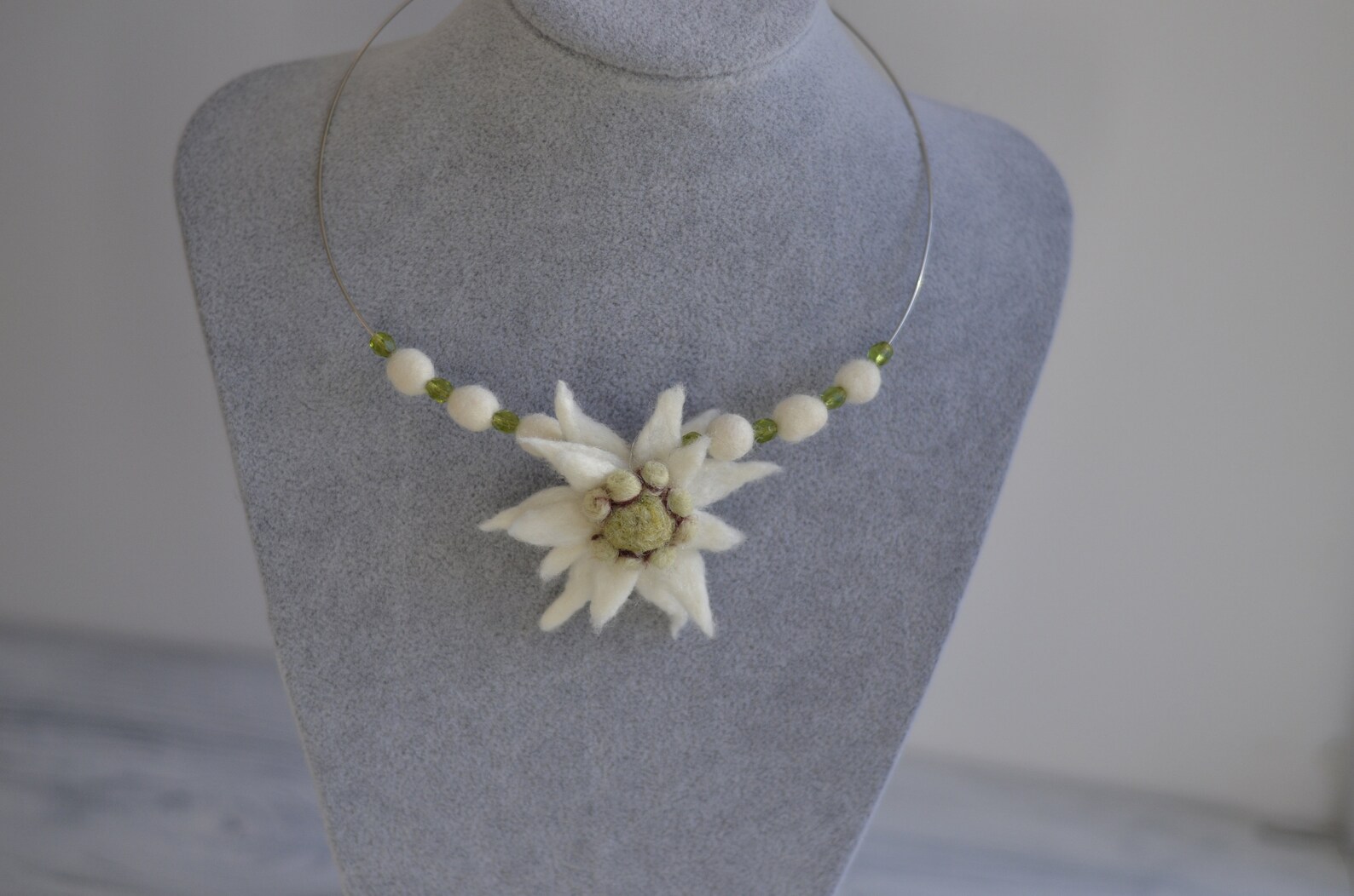 Edelweiss Necklace Winter Wedding Accessory Choker Necklace | Etsy