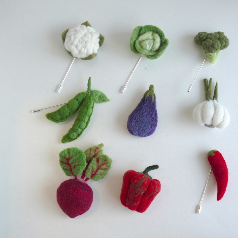 Needle Felted Brooch - Etsy UK