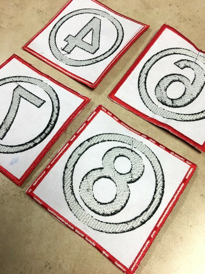 Heavy Metal Rock Patches number band real embroidered patches - Etsy 日本