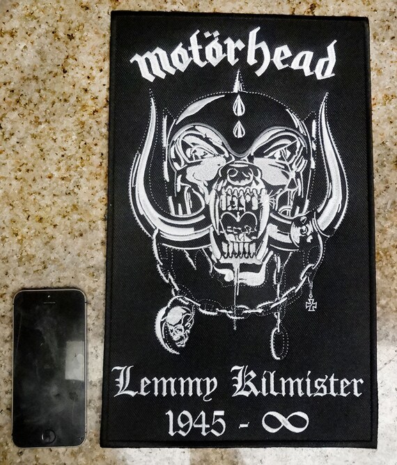MOTORHEAD Forever BACK PATCH Embroidered Lemmy Kilmister | Etsy