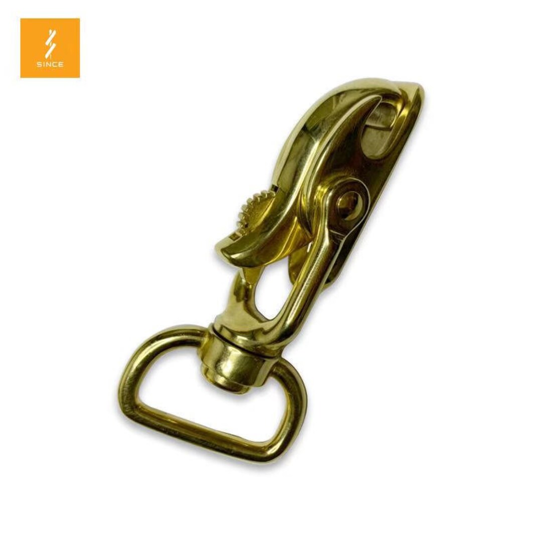 LIMA COPPER Lockable Swivel Clips Trigger Snap Hook Lobster Clasps ...