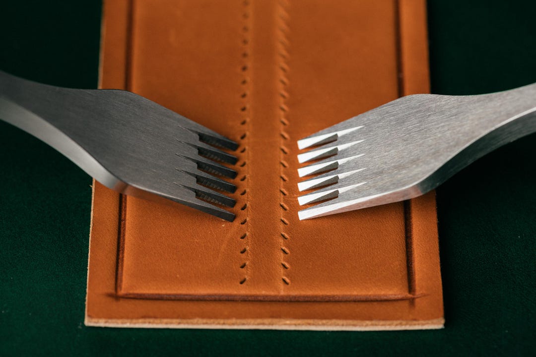 Leather Pricking Irons French Style Stitching Chisel Set - Etsy
