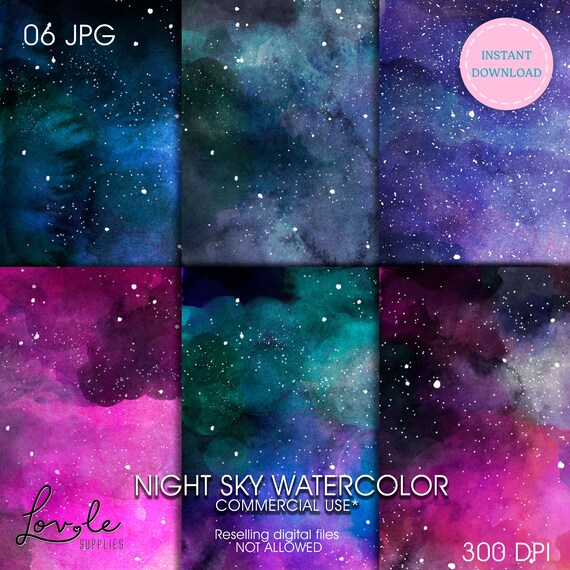 Night Sky Clipart Set Sky Print Night Sky Print Star Map - Etsy