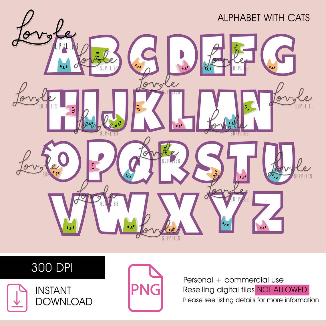 Gabby Dollhouse Inspired Alphabet Gabby Doll Inspired Font - Etsy