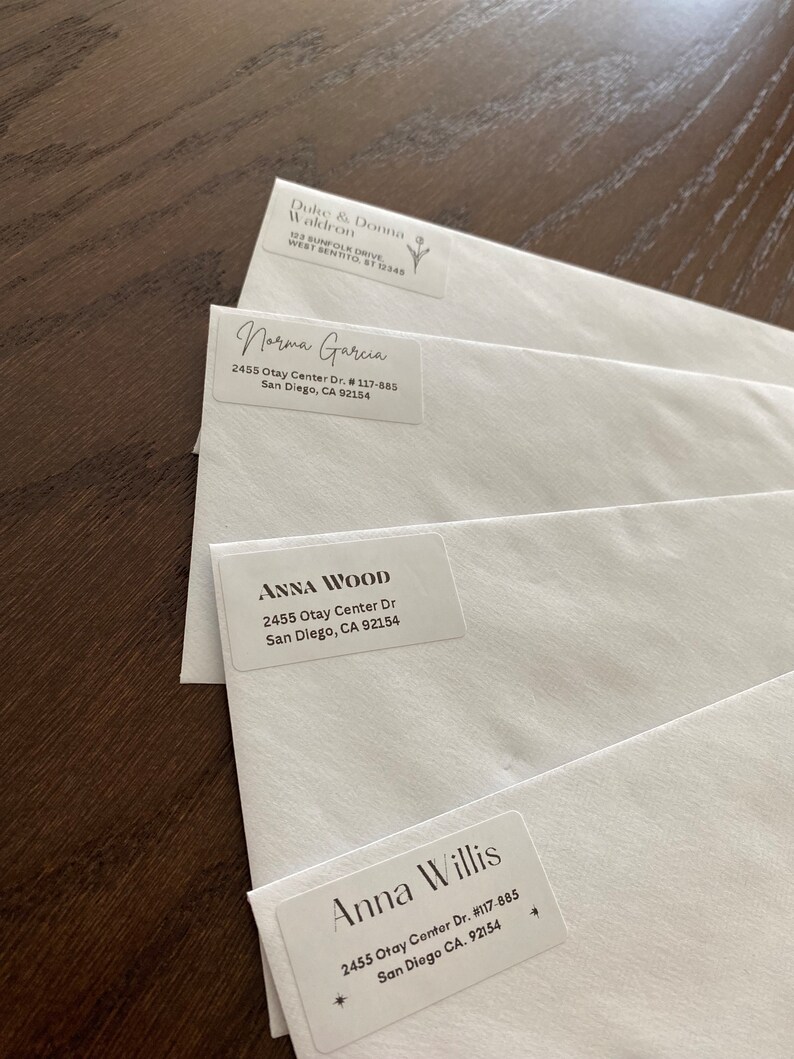 Return Address Labels, Return Address Labels, Wedding Address Stickers ...