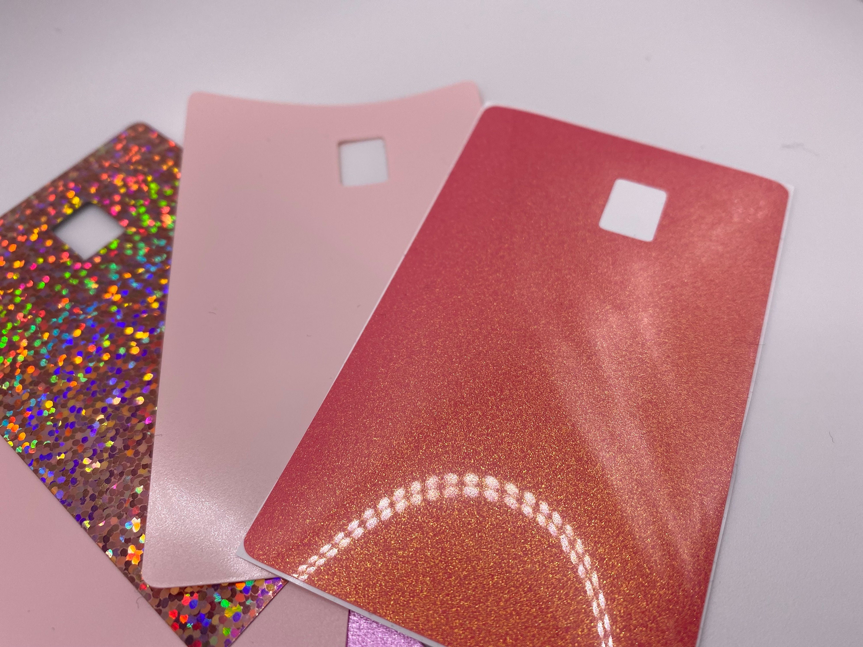 Same Day Shipping Pink Sparkle Credit Card Skin-bling Debit Card Skin ...