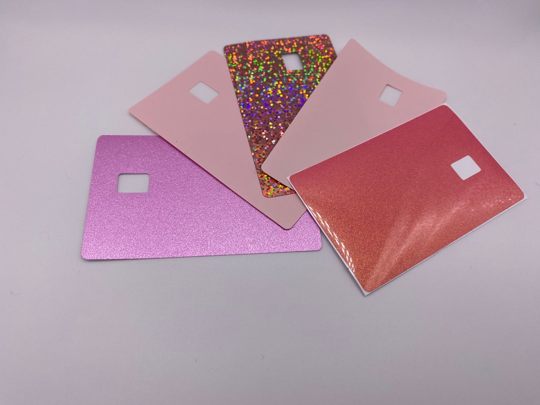 Tap to Pay Pink Sparkle Credit Card Skin-bling Debit Card Skin-credit ...