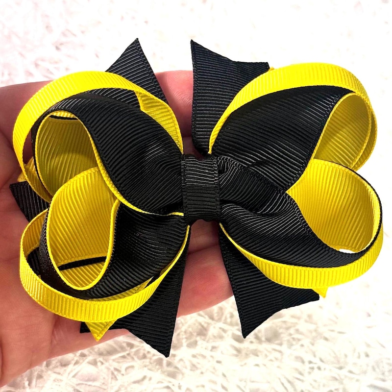 Pink School Hair Bows - Etsy UK