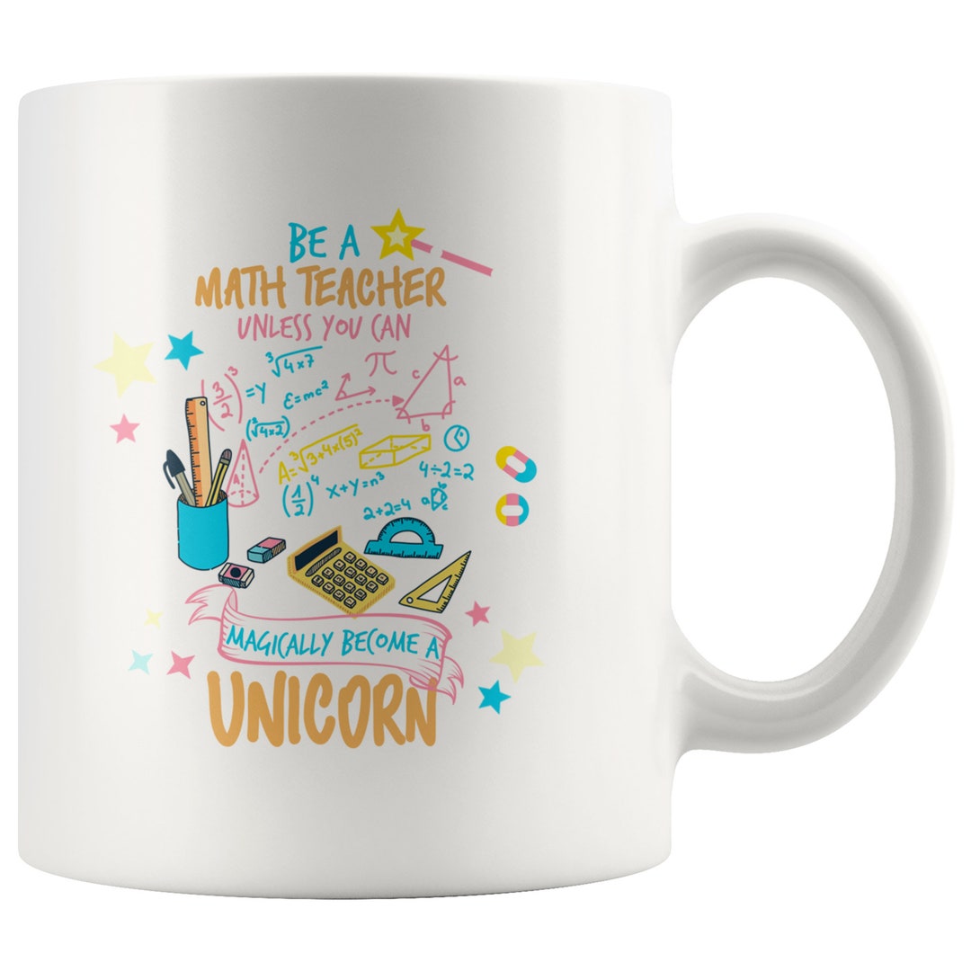 Math Teacher Coffee Mug Math Teacher Gift Idea Best Math - Etsy