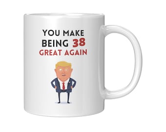 38th Birthday Gift 38 Years Old Funny 38th Birthday Mug 38 - Etsy