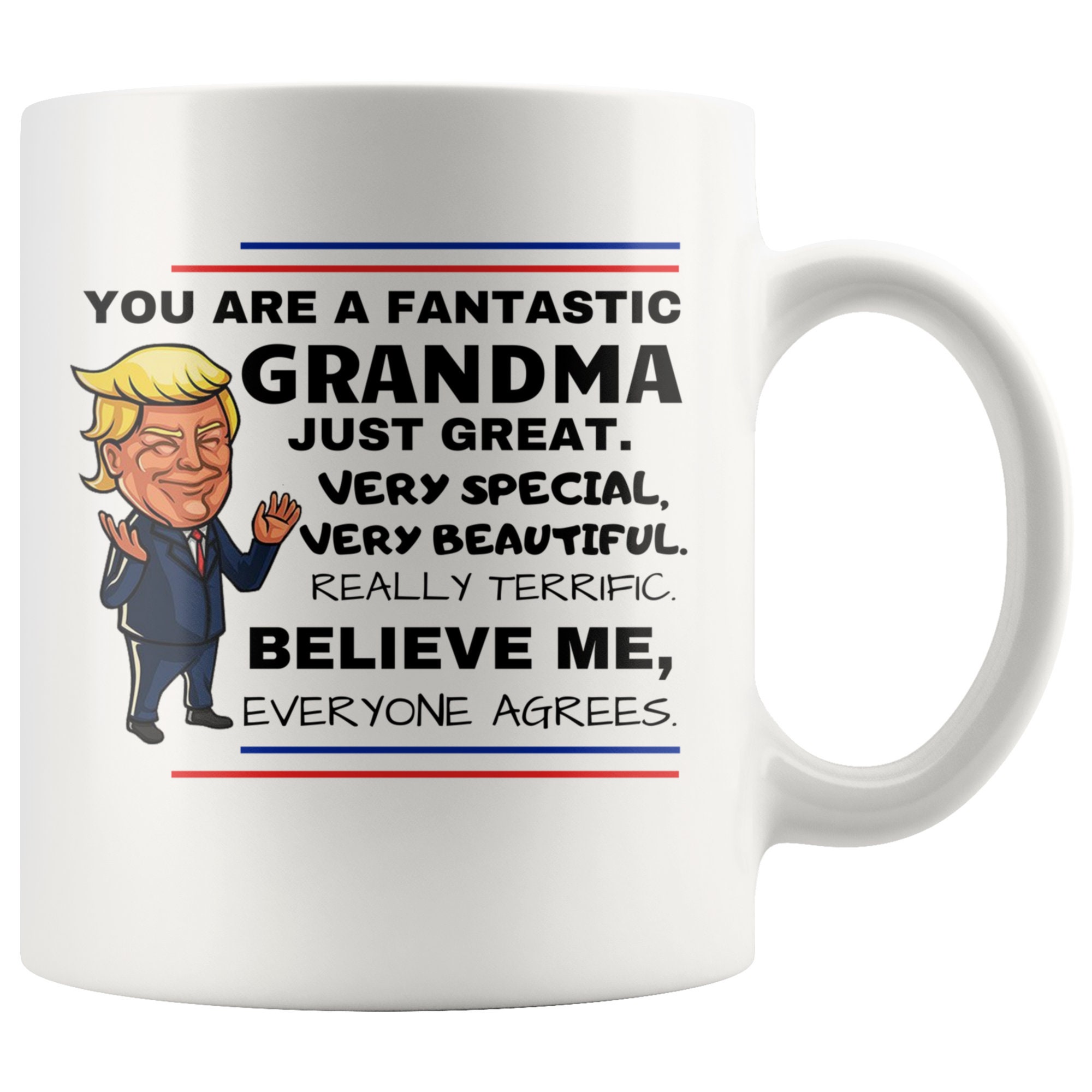 Trump Grandma Mug Funny Trump Gift Grandma Gift Idea - Etsy