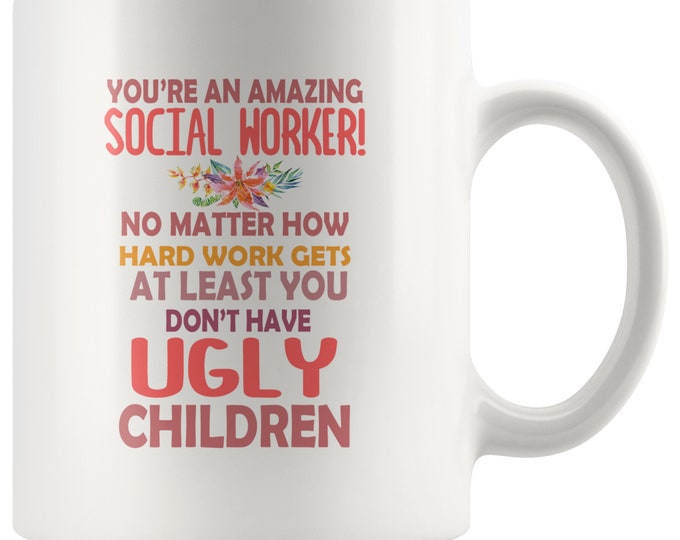 Social Worker Gift Idea Funny Social Worker Mug Social - Etsy