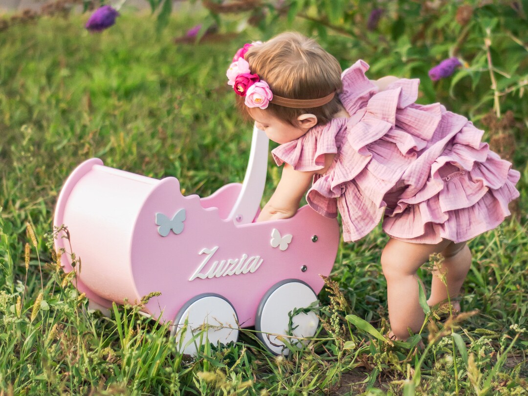 Personalized Wooden Baby Walker - Supports First Steps, Doubles as ...