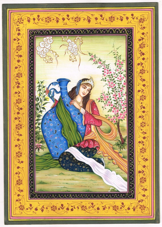 Pintura Persa Mujer