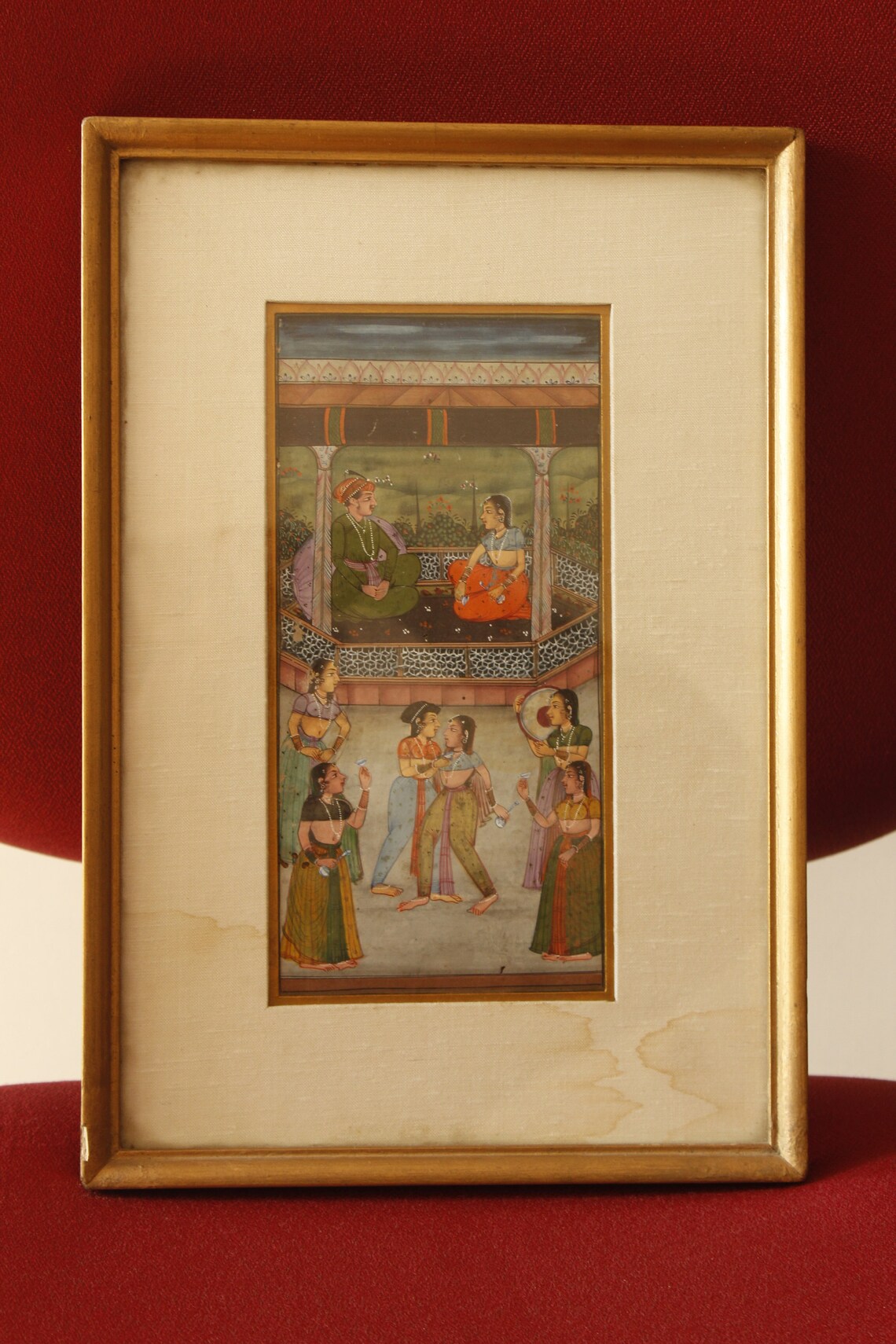 Mughal Miniature Painting of Emperor and Empress Enjoying - Etsy