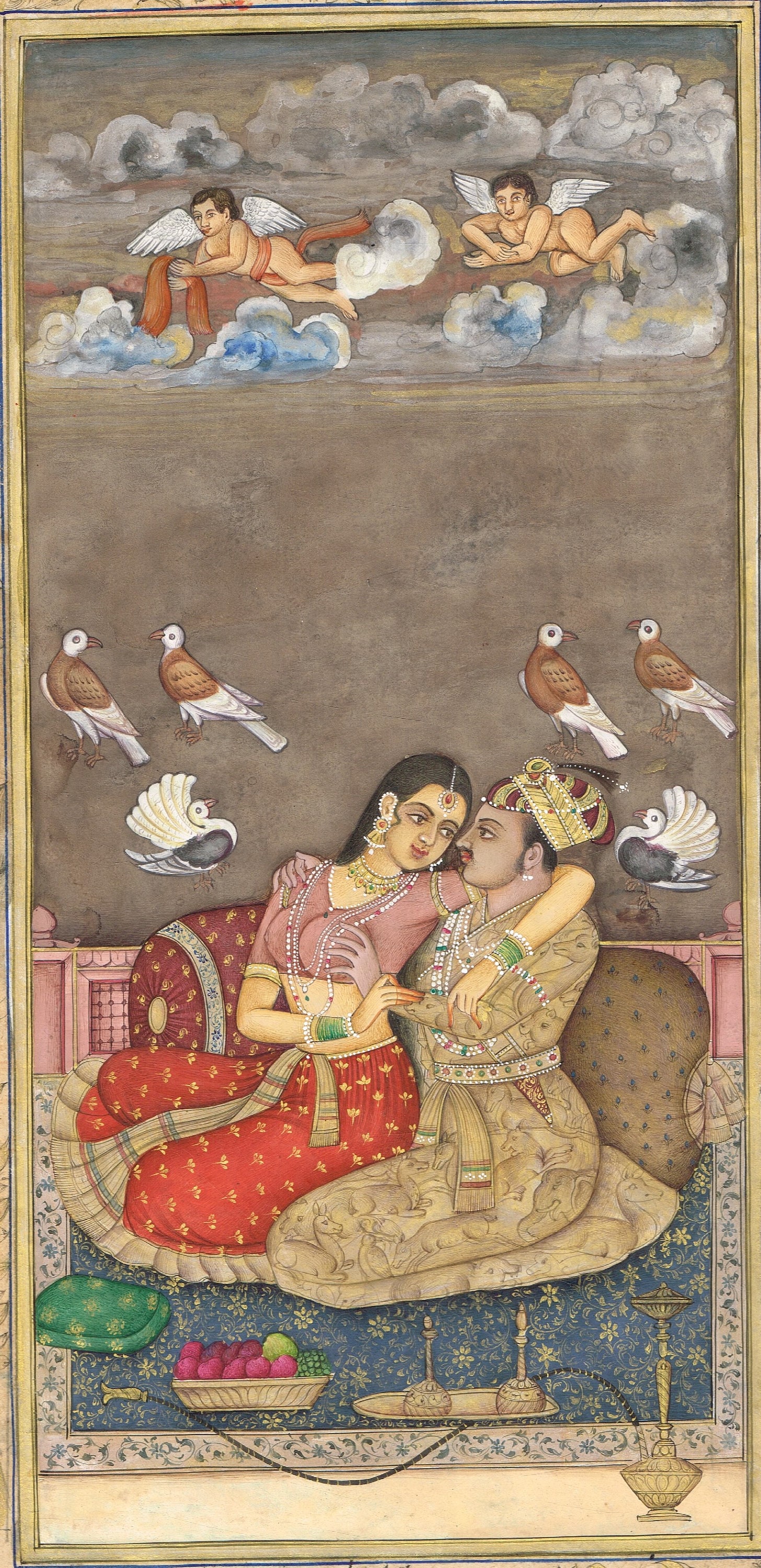 Emperor Akbar and Jodha Bai Exciting Love Scene on the Terrace With ...