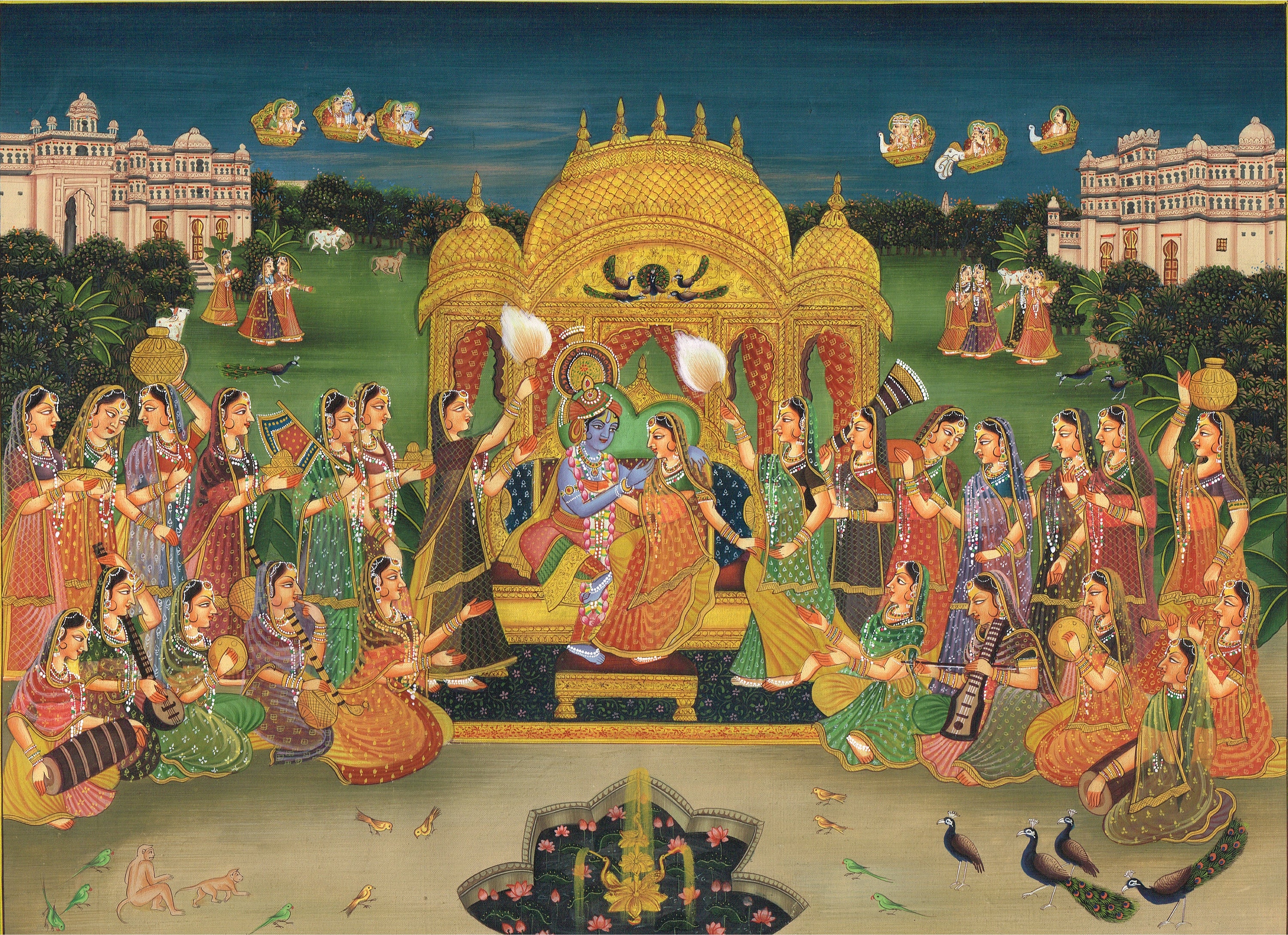 Hindu Devotional Paintings