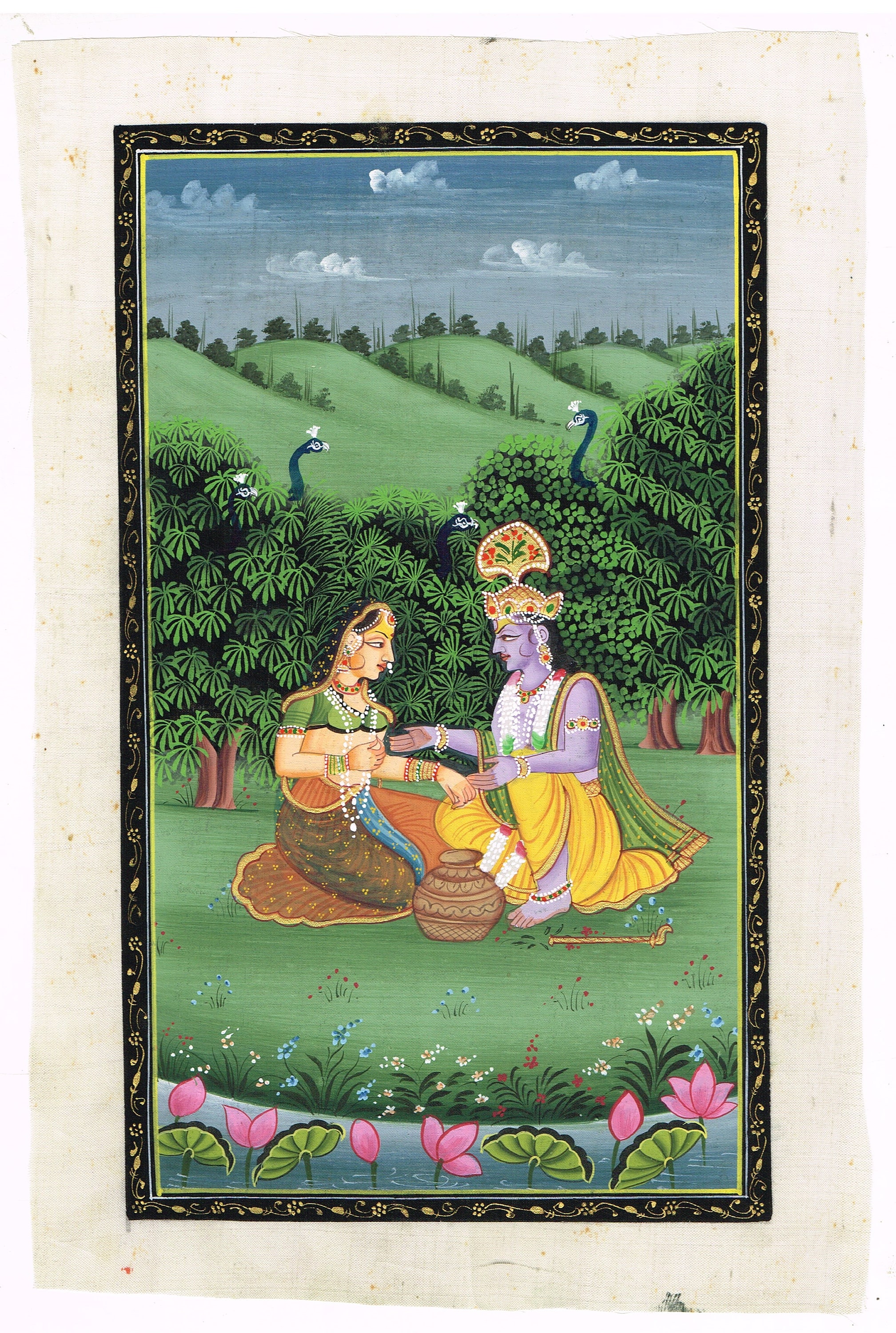 Pinturas De Deus Krishna Religião Senhor Krishna E Radha Amor Fotos