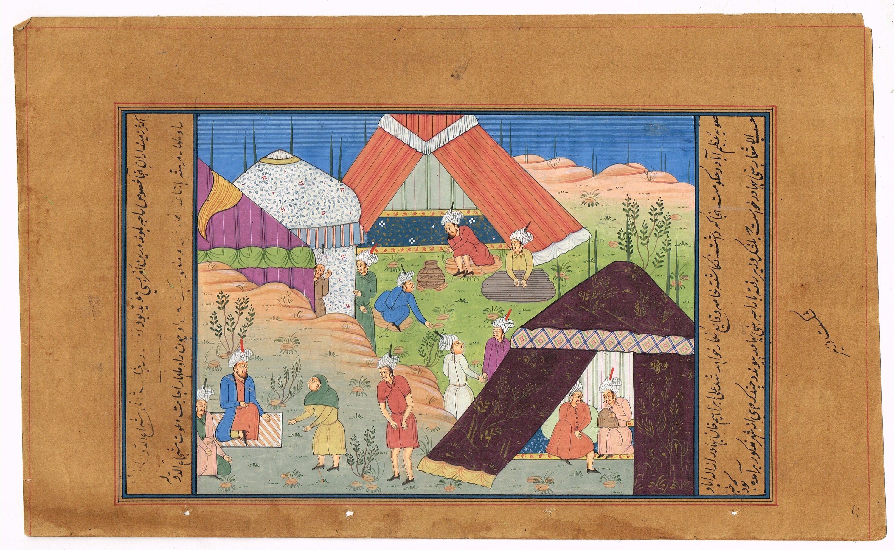 Handmade Persian Miniature Painting of Persian Empire Art on Paper ...