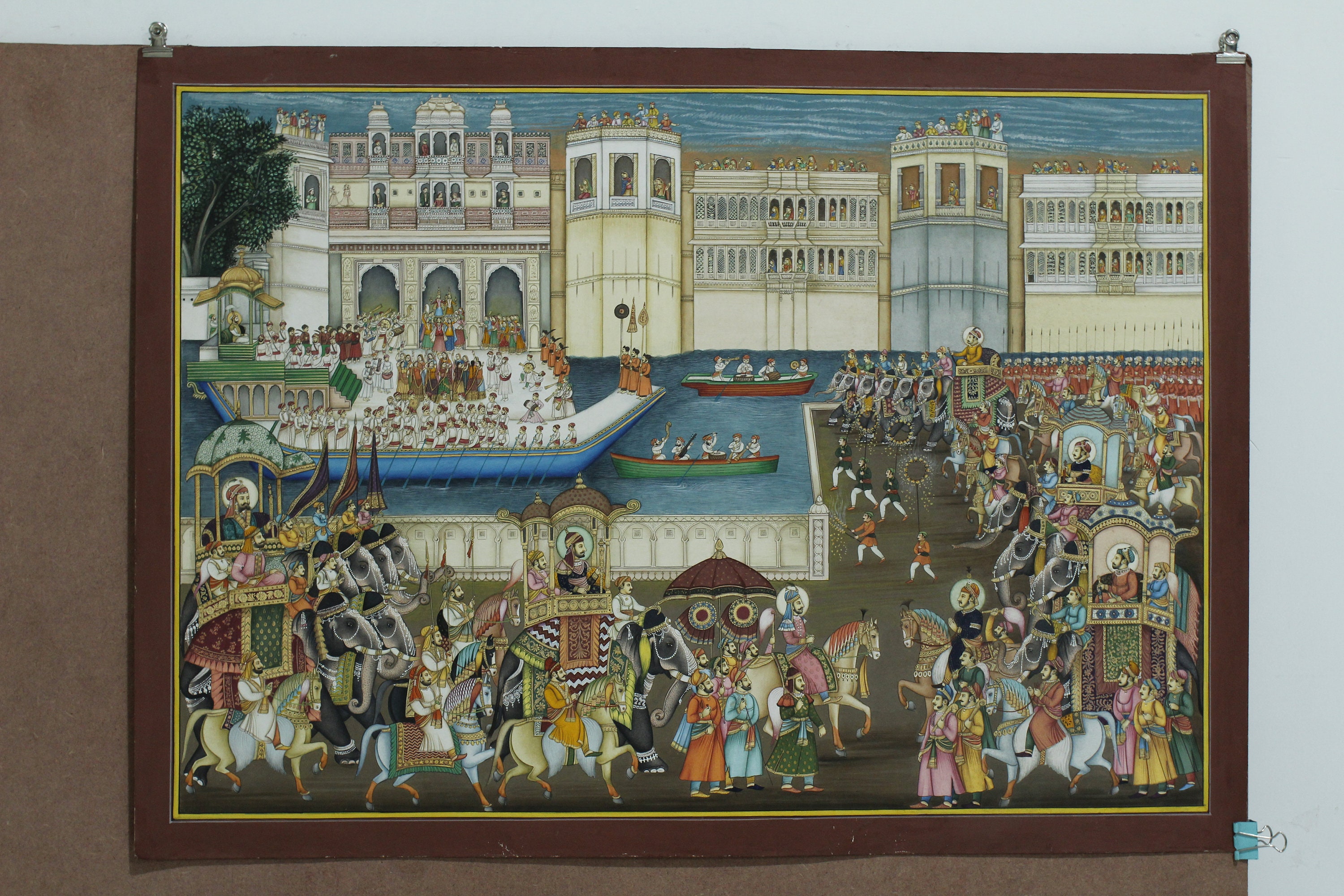 Indian Miniature Painting View of Delhi Durbar 1903 Finest Art on Paper ...