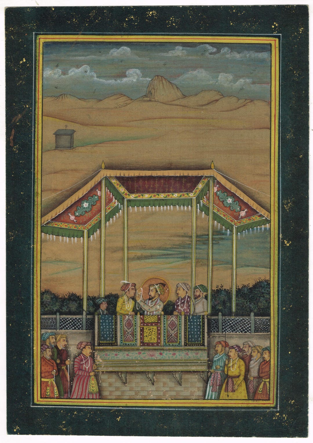 Mughal Miniature Painting of Shahjahan Honors the Religious Orthodoxy 8 ...