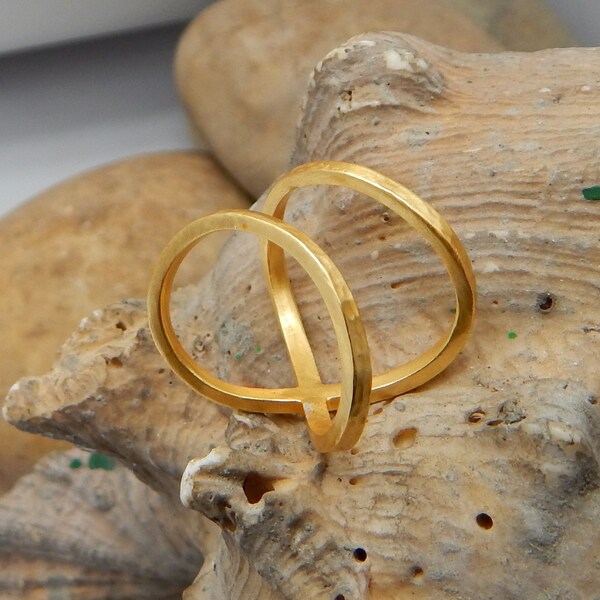 Gold Plated Ring - Etsy