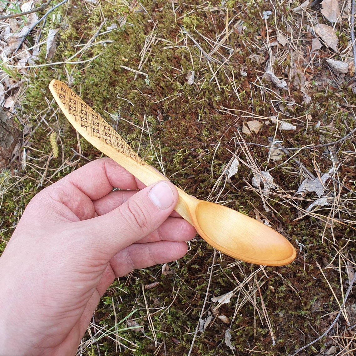Hand crafted wooden spoon serving spoon eating spoon | Etsy