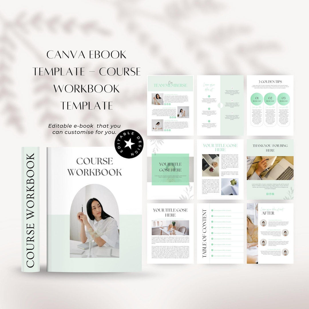 Canva Ebook Template: Course Workbook (digital Download) - Etsy