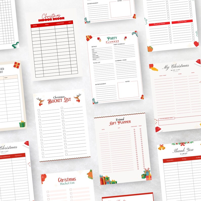 Ultimate Christmas Checklist Printable – Holiday Planning Made Easy - Etsy