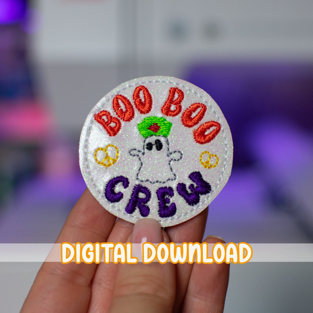 Boo Boo Crew Feltie Embroidery Design - Etsy