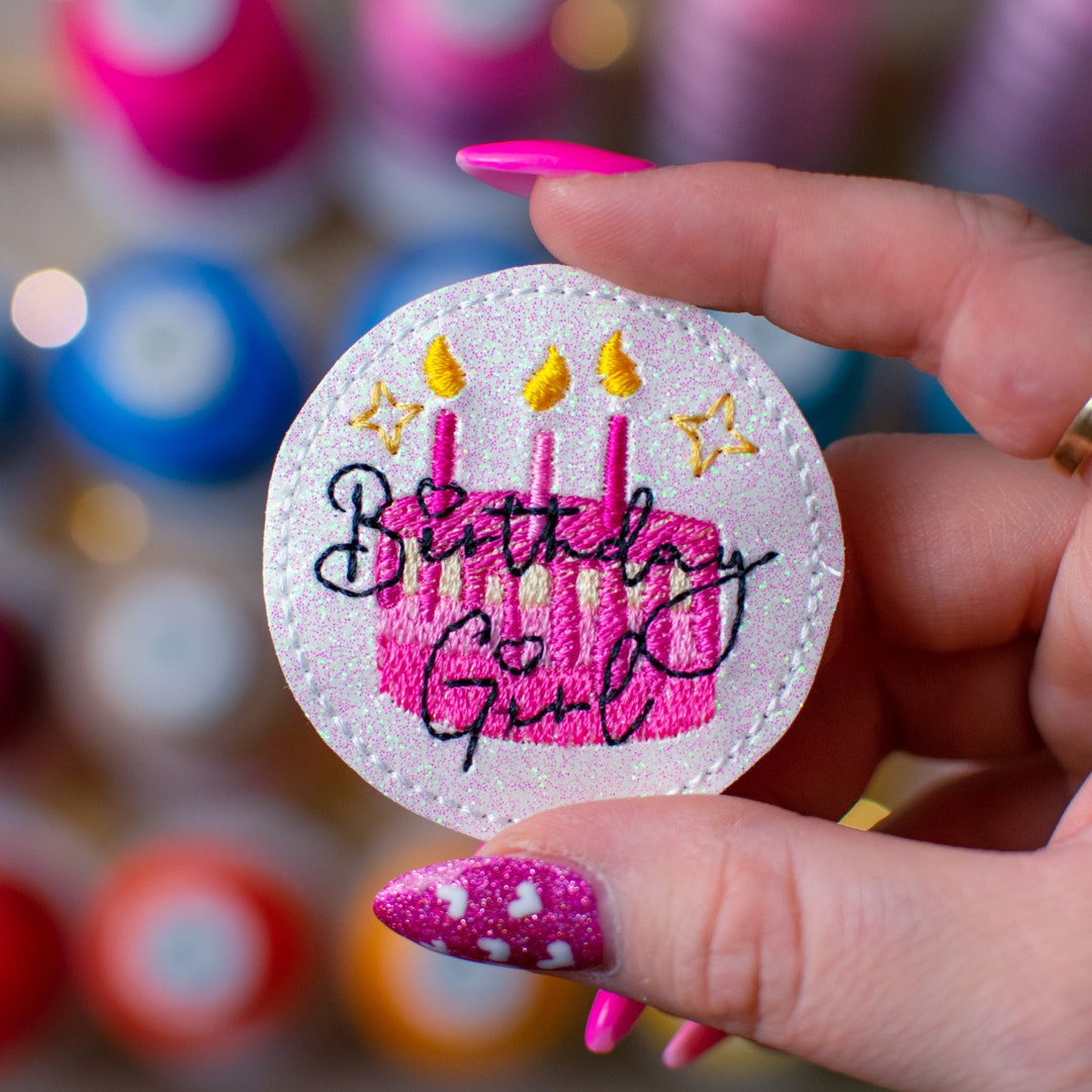 Birthday Girl Embroidery Design - Etsy