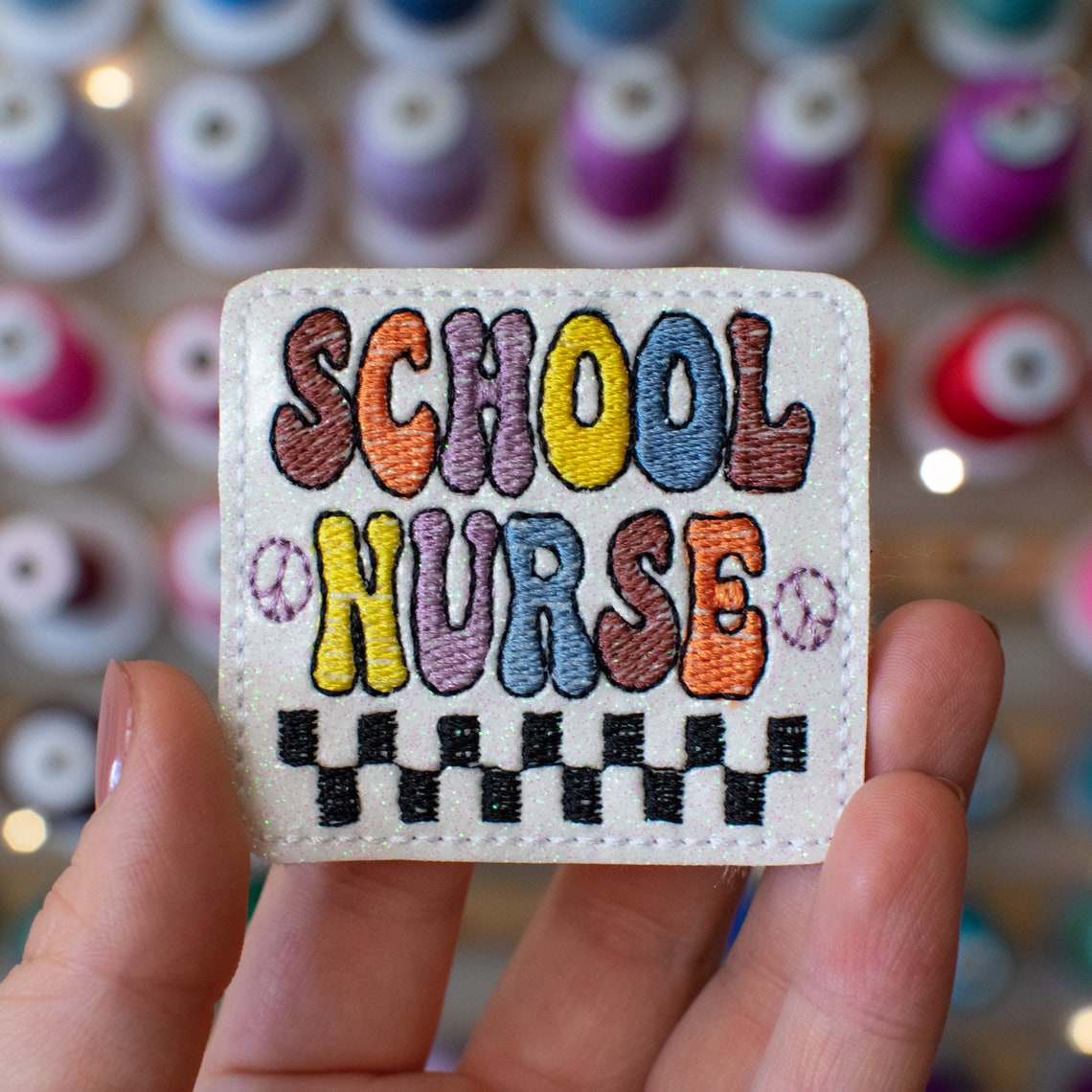 Retro School Nurse Embroidery Design - Etsy