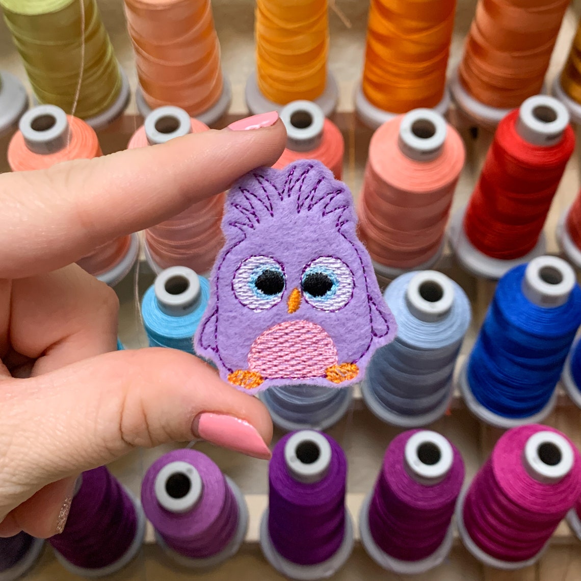 Cutie Bird Feltie Embroidery Design - Etsy