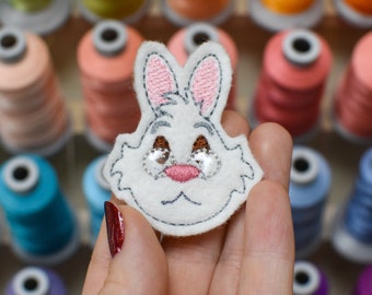 MACHINE EMBROIDERY DESIGN White Rabbit Embroidery Tea Party - Etsy