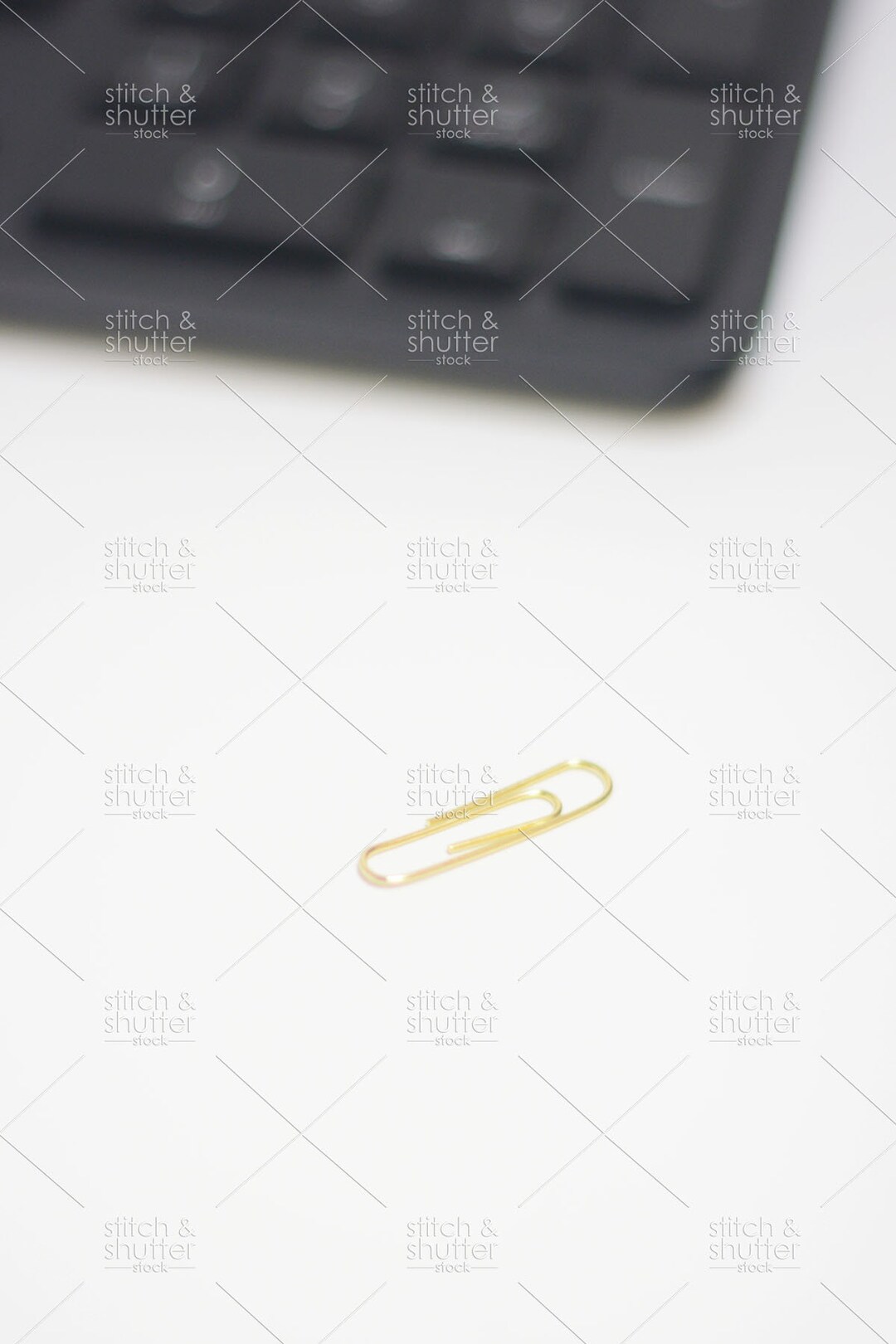 Gold Paperclip & Keyboard Styled Stock Photo for Instagram | Social ...