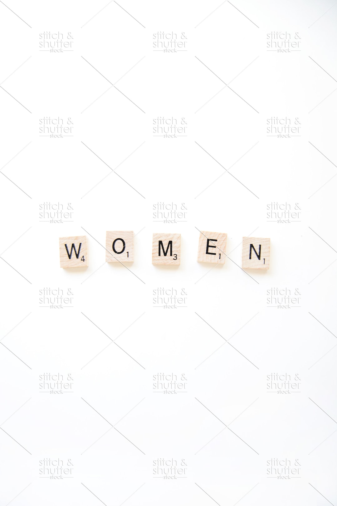 Women Scrabble Tiles Styled Stock Photo for Instagram | Social Media or ...
