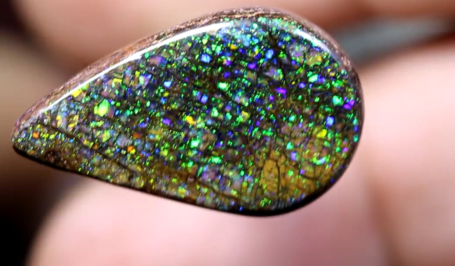 Australian Opal Big Boulder Opal Large Fire Opal 15ct Personalized ...