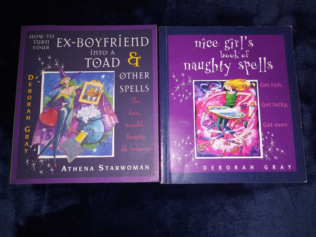 Spell Book Set: How to Turn Your Ex-boyfriend in to a Toad & Naughty ...