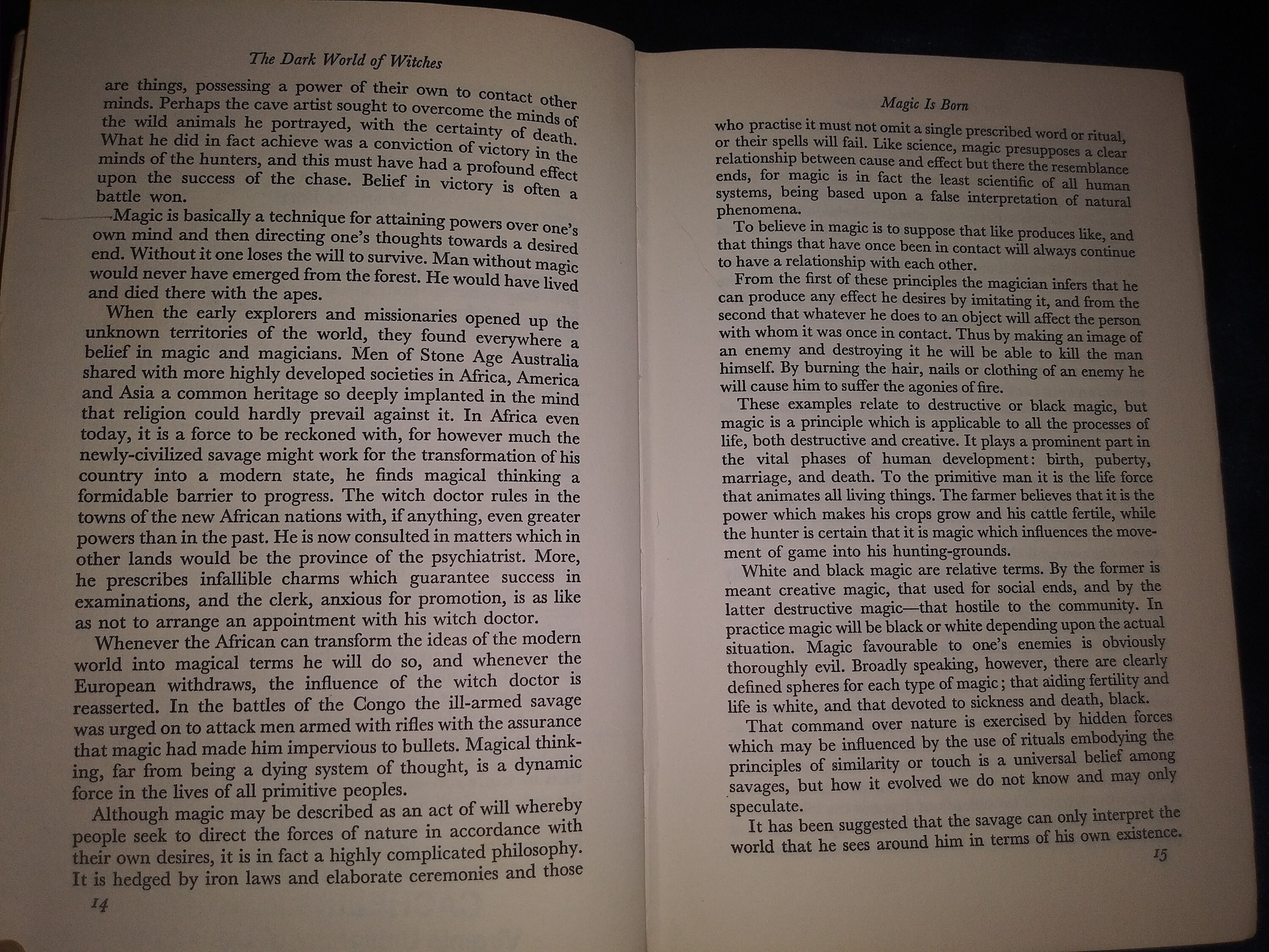 The Dark World of Witches by Eric Maple: Vintage Hardcover, Black Dust ...