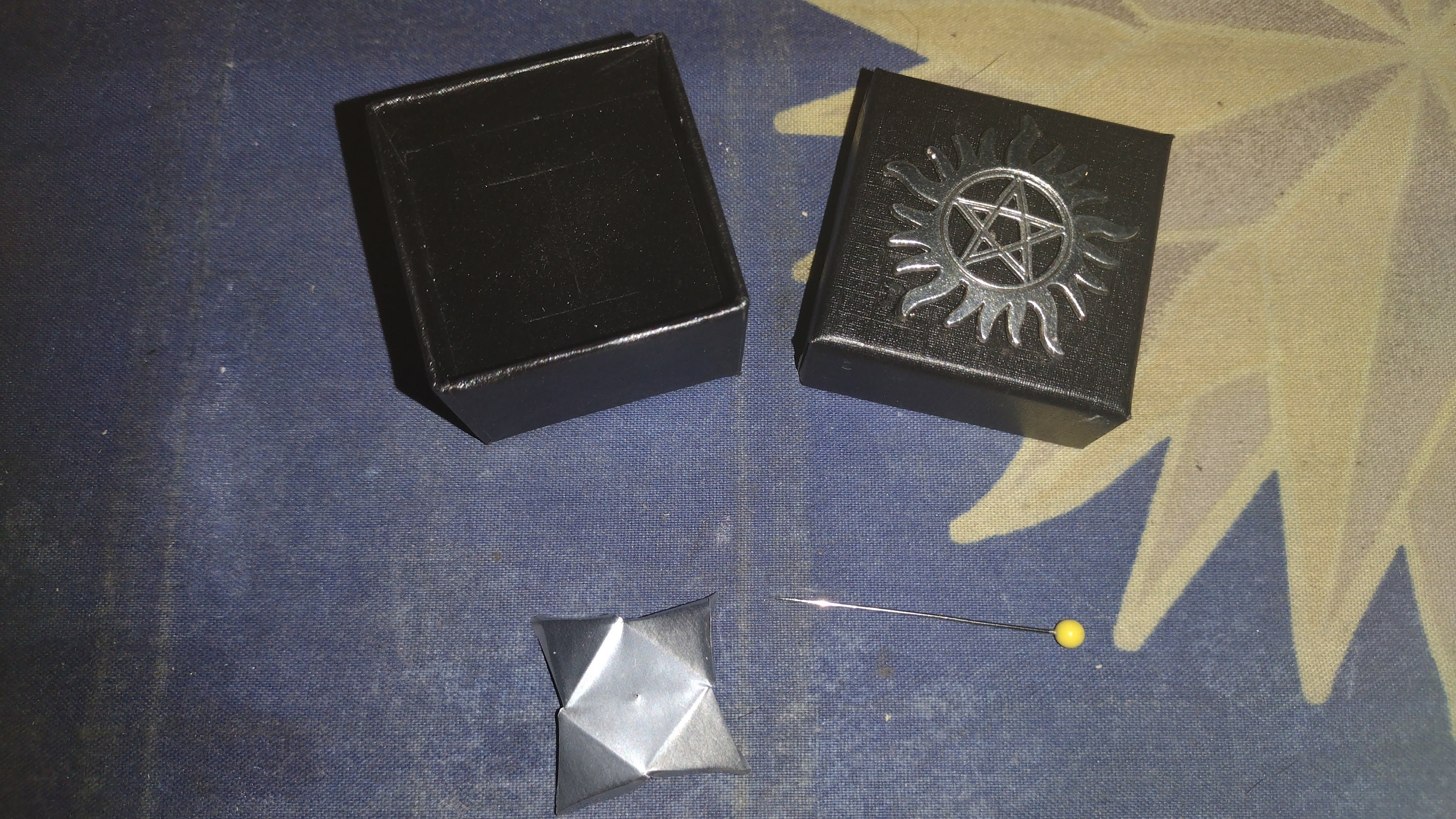 Telekinetic Enhancer: Energy Control Device With Pewter Pentagram - Etsy