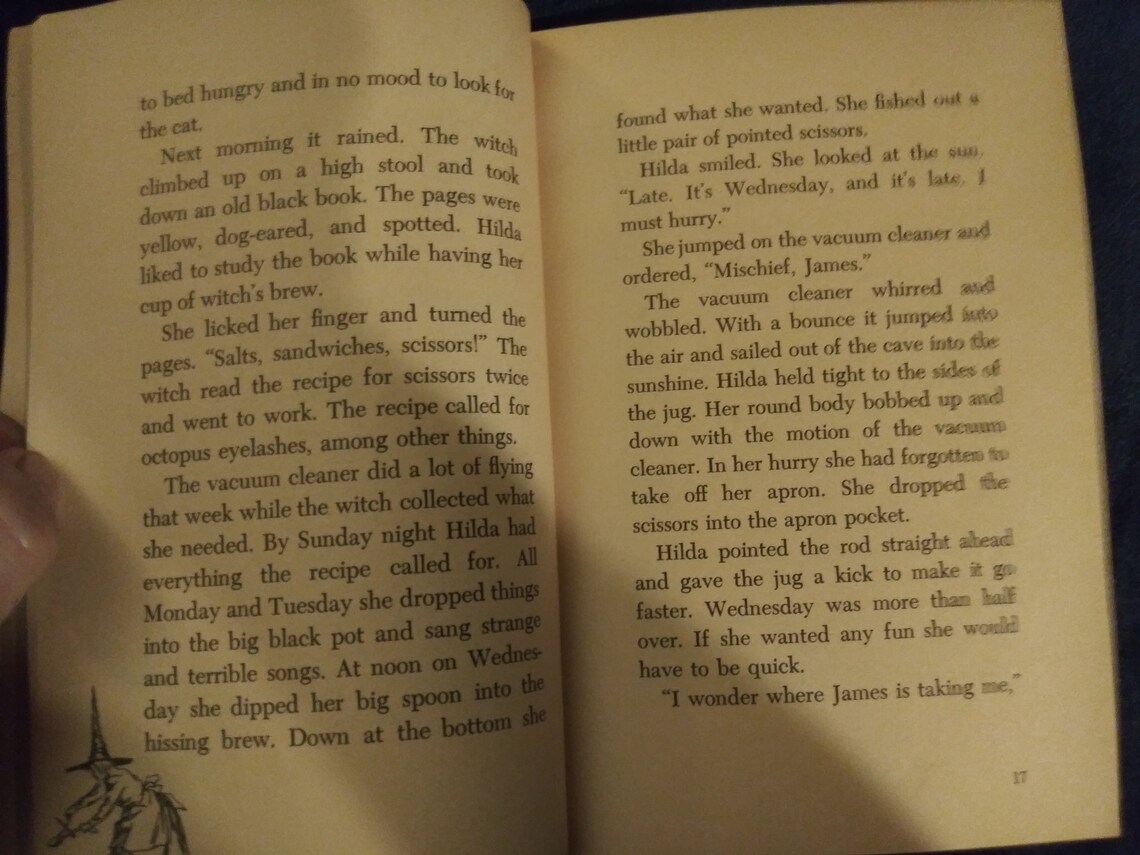 Vintage Rare-the Wednesday Witch by Ruth Chew - Etsy