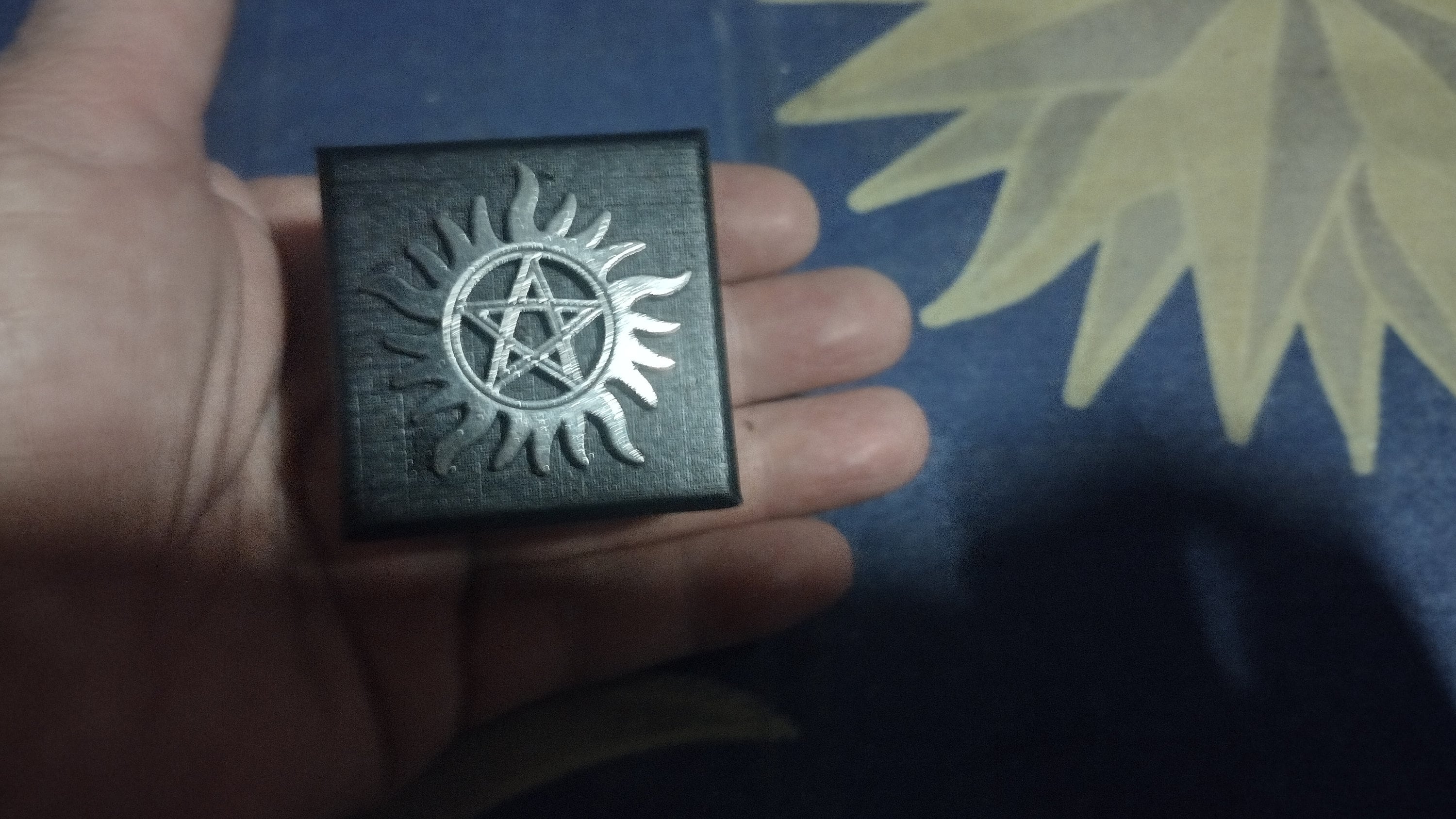 Telekinetic Enhancer: Energy Control Device With Pewter Pentagram - Etsy