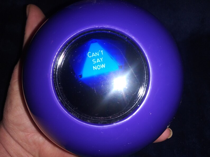 The Mystiacal Magic Orb-purple Magic 8 Ball-in Original - Etsy