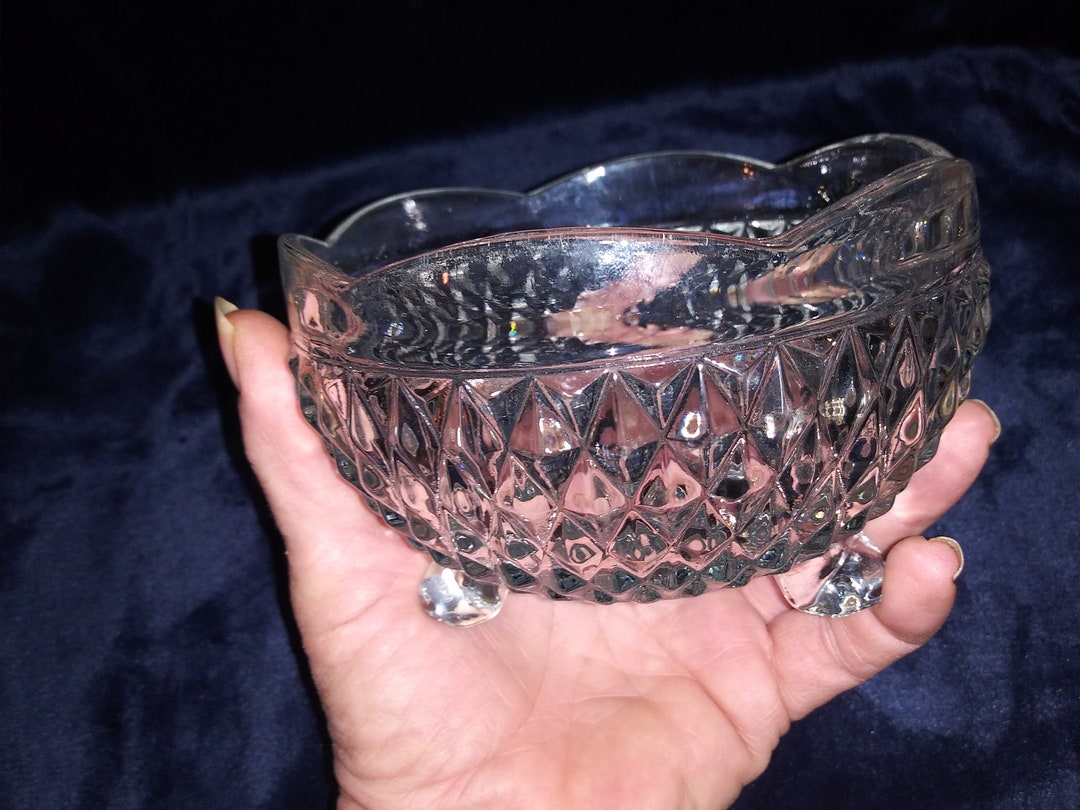 Crystal Cauldron Bowls-indiana Glass-charging Cauldron - Etsy