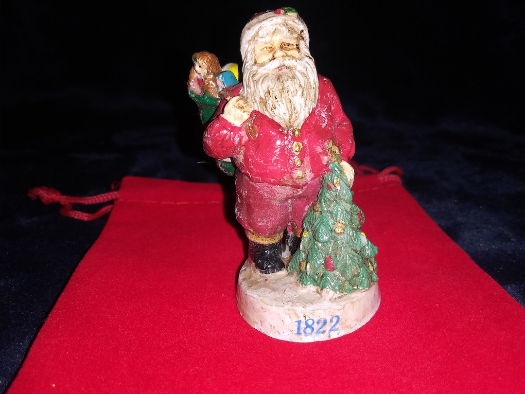 Vintage-santa Through the Ages-1822 Old World Santa Figure-santa Statue ...