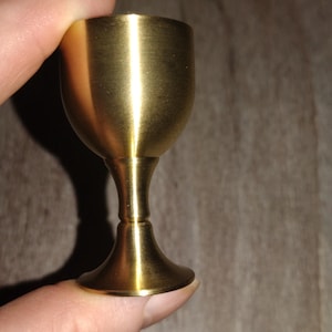 Brass Chalice-mini Chalice-travel Altar Chalice-your Choice Between 2 ...