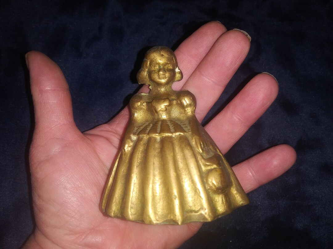 Young Brass Lady Bell-maiden Bell - Etsy
