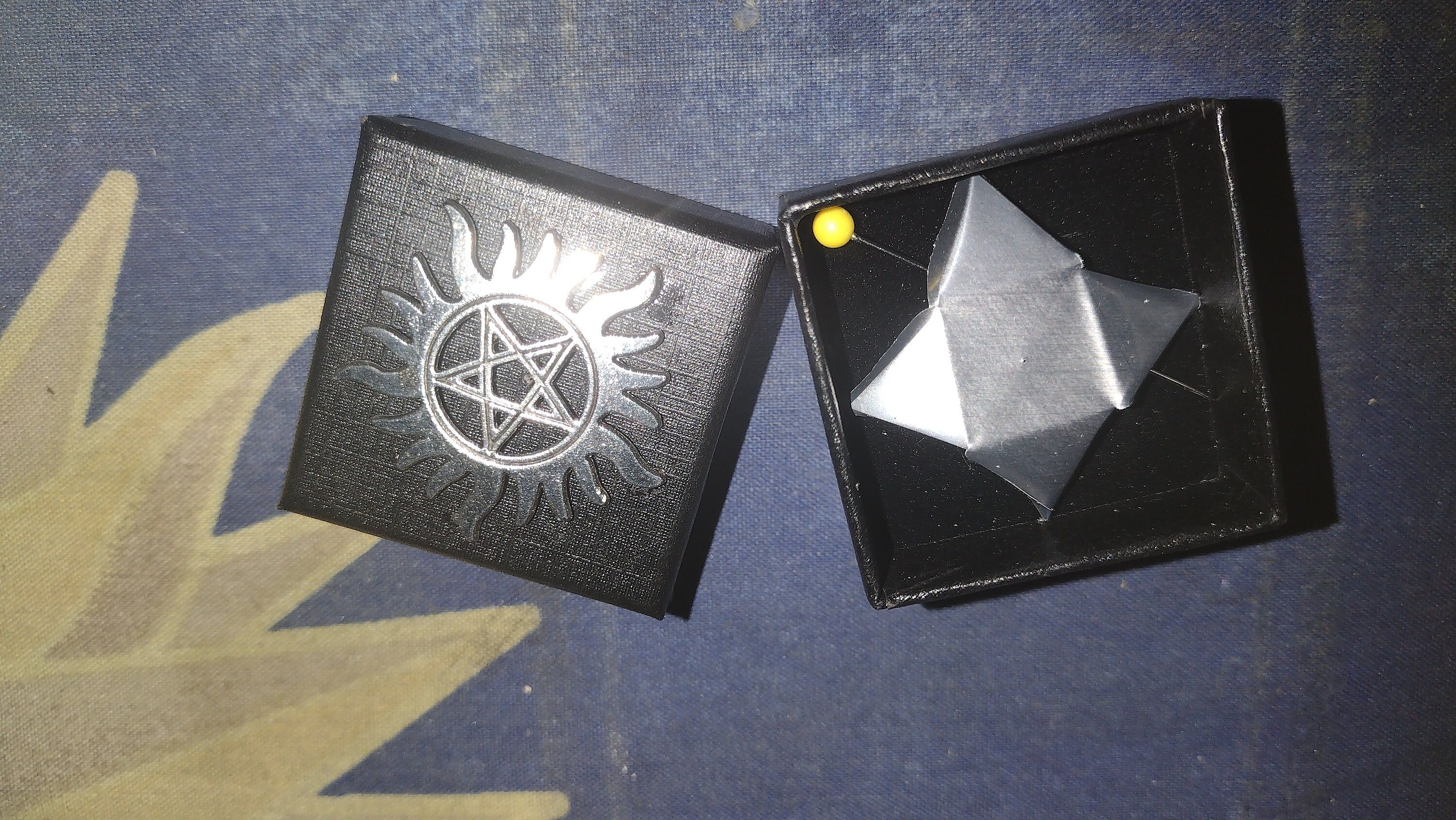 Telekinetic Enhancer: Energy Control Device With Pewter Pentagram - Etsy