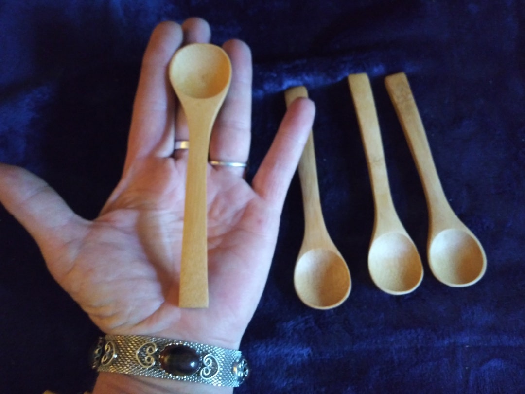 Cauldron Spoon~a Cute Little Hand Carved Wood Herb Spoon-a Great Add on ...