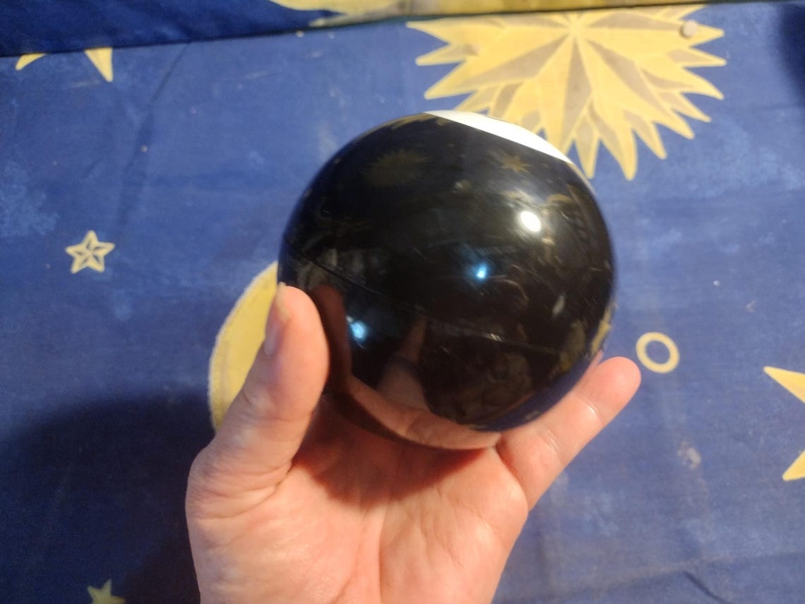 Mysterious Magic 8 Ball-fortune Telling Ball-vintage-pre Owned - Etsy